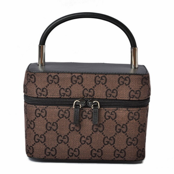 Gucci | Bags | Gucci Mini Vanity Bag Gg Maron Black | Poshmark